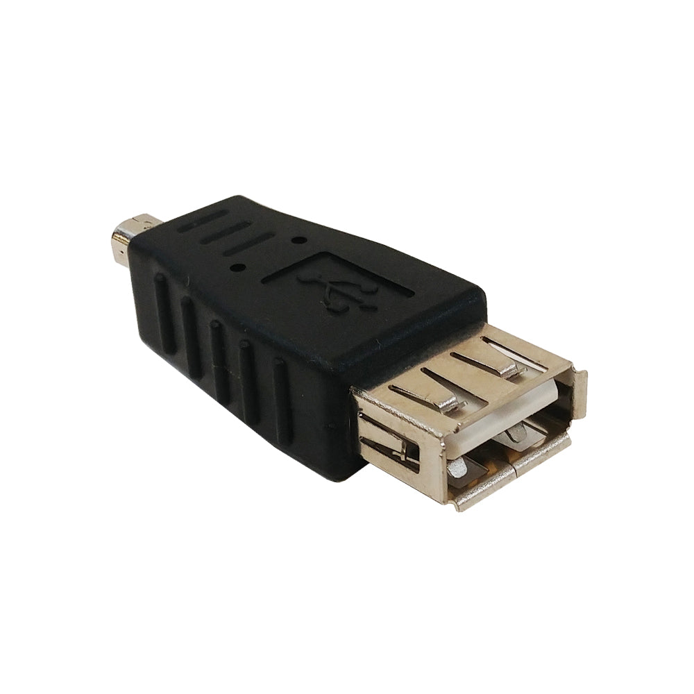 USB A Female to Mini 4-Pin Male Adapter – CableChum