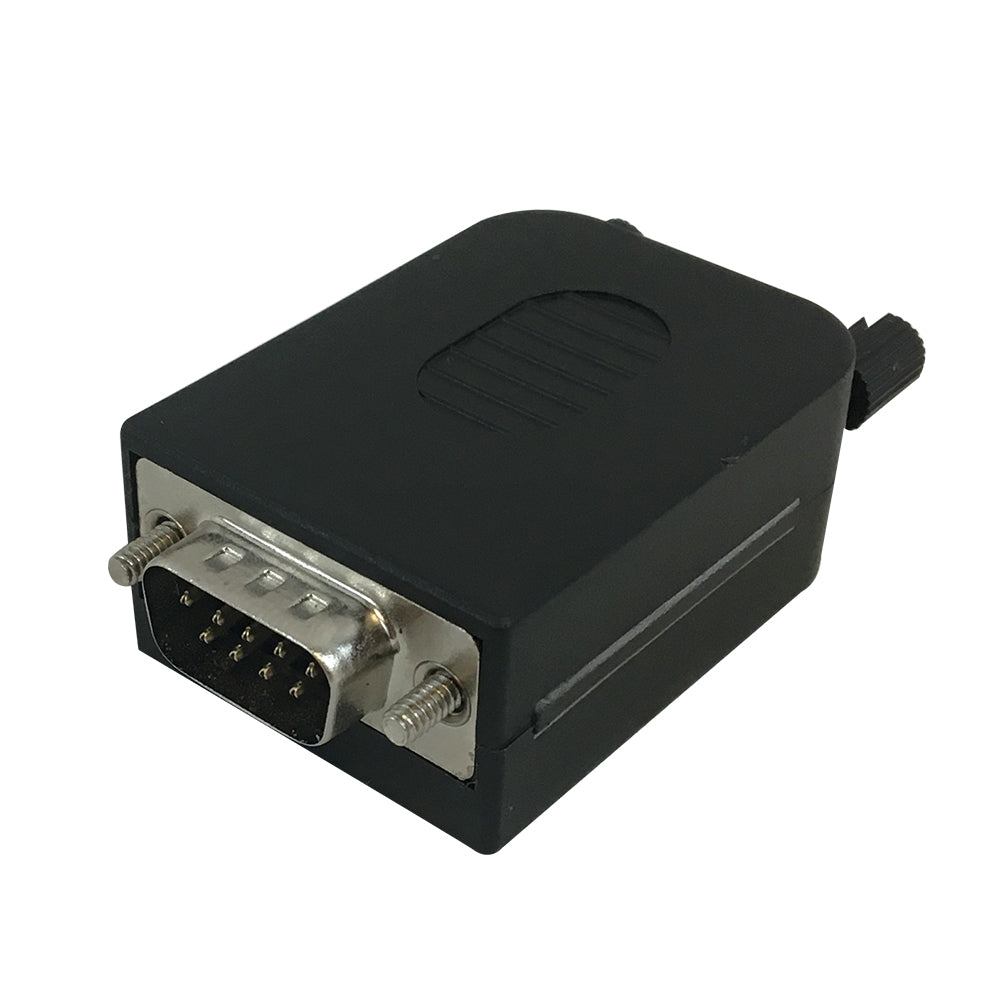DB9 Male Screw Down Field Termination Connector Kit – CableChum